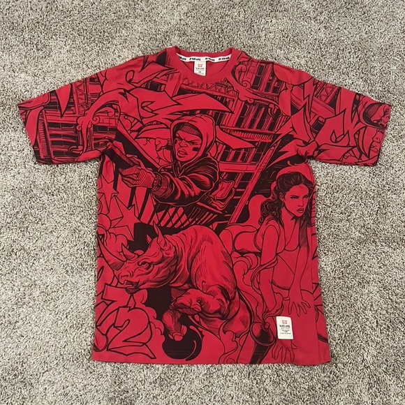 Marc Ecko | Shirts | Vintage Marc Echo All Over Print Tshirt Size Xxl ...